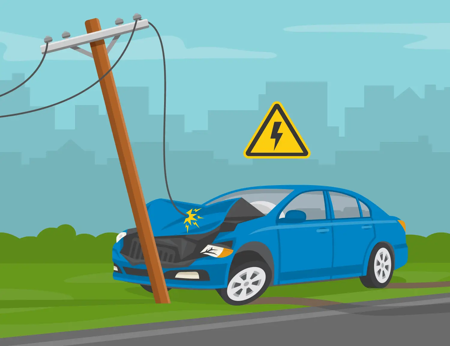What teen drivers need to know about utility pole accidents - Tipmont